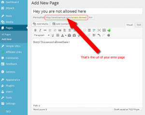 Create Custom 403 Forbidden Error Page with no Plugin