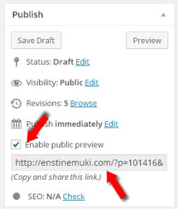 How to share unpublished posts (drafts) with the Public!