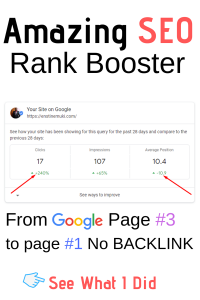 From Google page #3 to page #1 and +240% CTR with TextOptimizer!