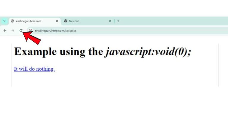 Fix JavaScript: Void(0) Error – Complete Troubleshooting Guide